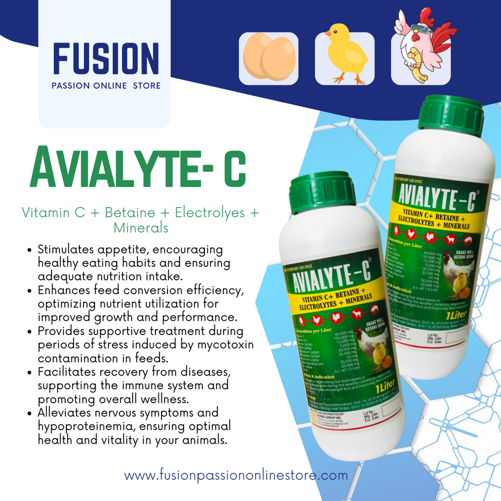 Avialyte C - Vitamin C + Electrolytes | For Veterinary use only ...
